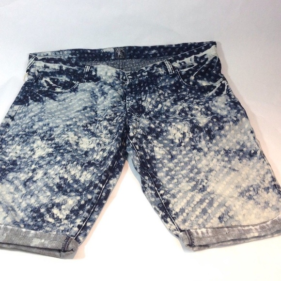 PRPS | Shorts | Prps Goods Men Acid Washed Indigo Fade Shorts | Poshmark